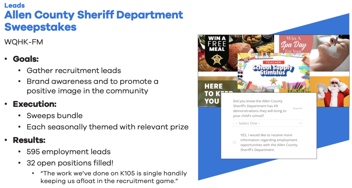 Advertiser Lead Gen Example | Second Street Lab