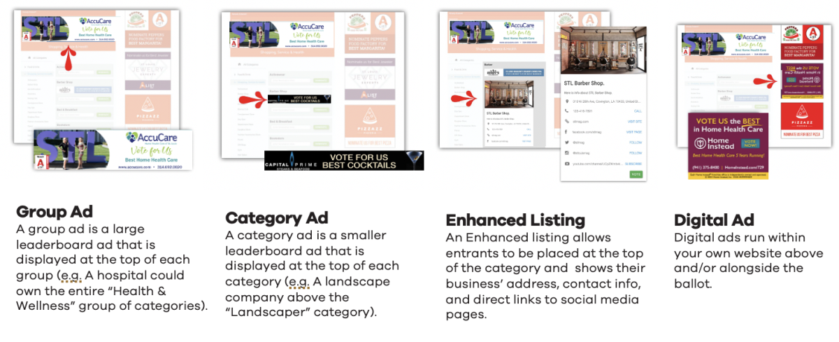Ad examples for Sales Sheets | Second Street Lab