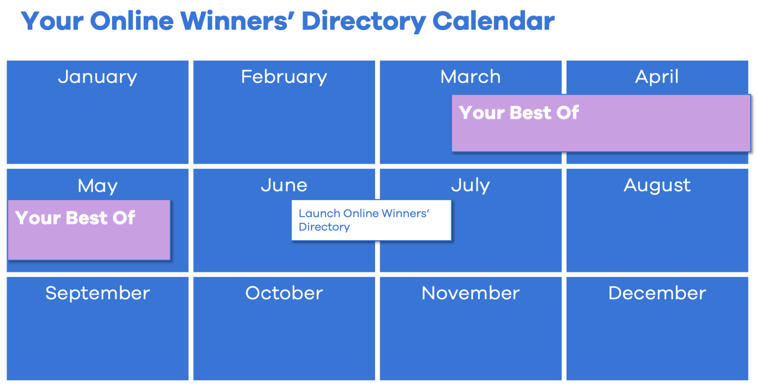 ' directory calendar | Second Street Lab